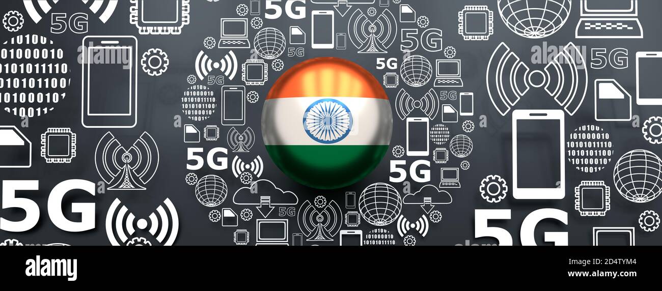 5G technology background Stock Photo - Alamy