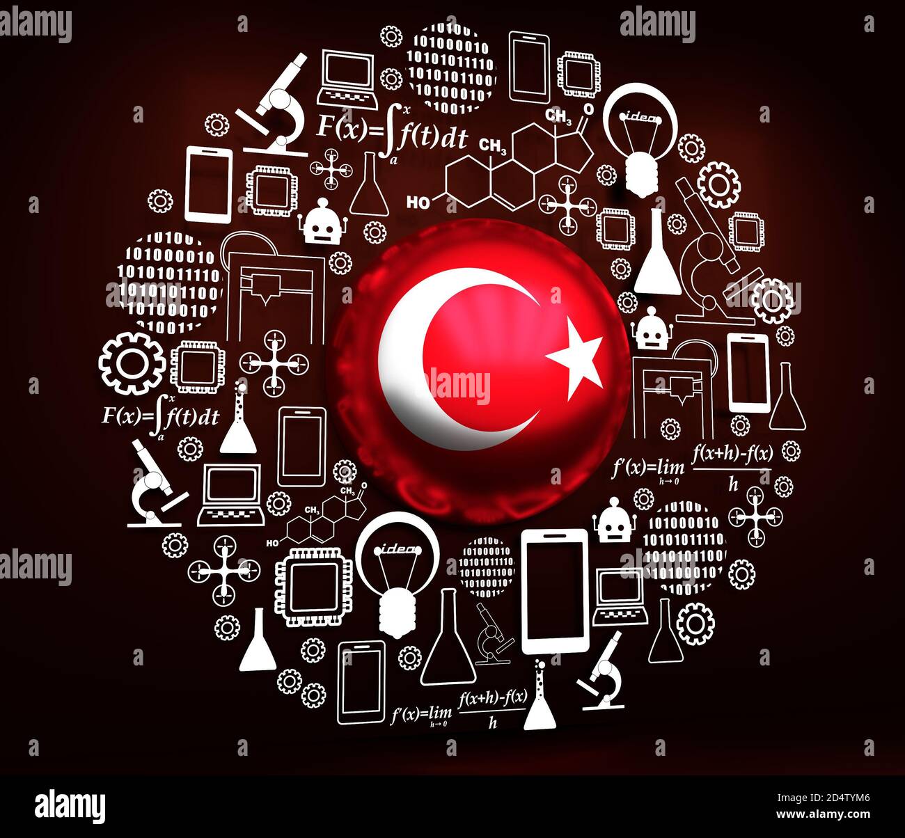 New technologies collage Stock Photo - Alamy