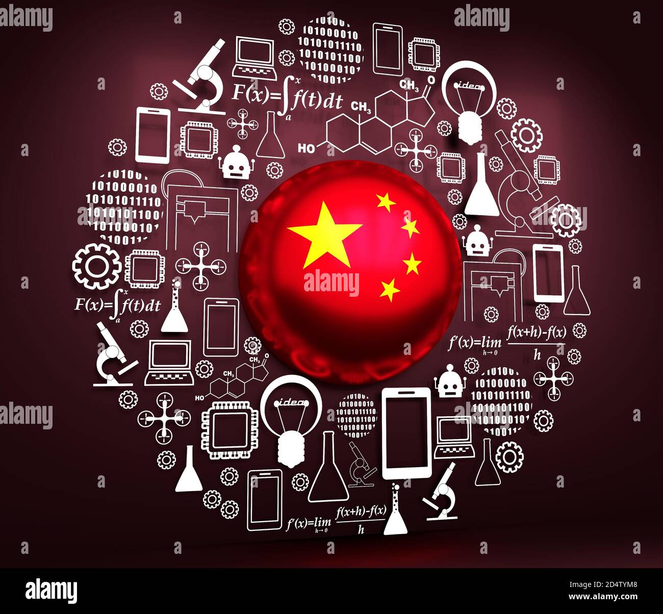 New technologies collage Stock Photo - Alamy
