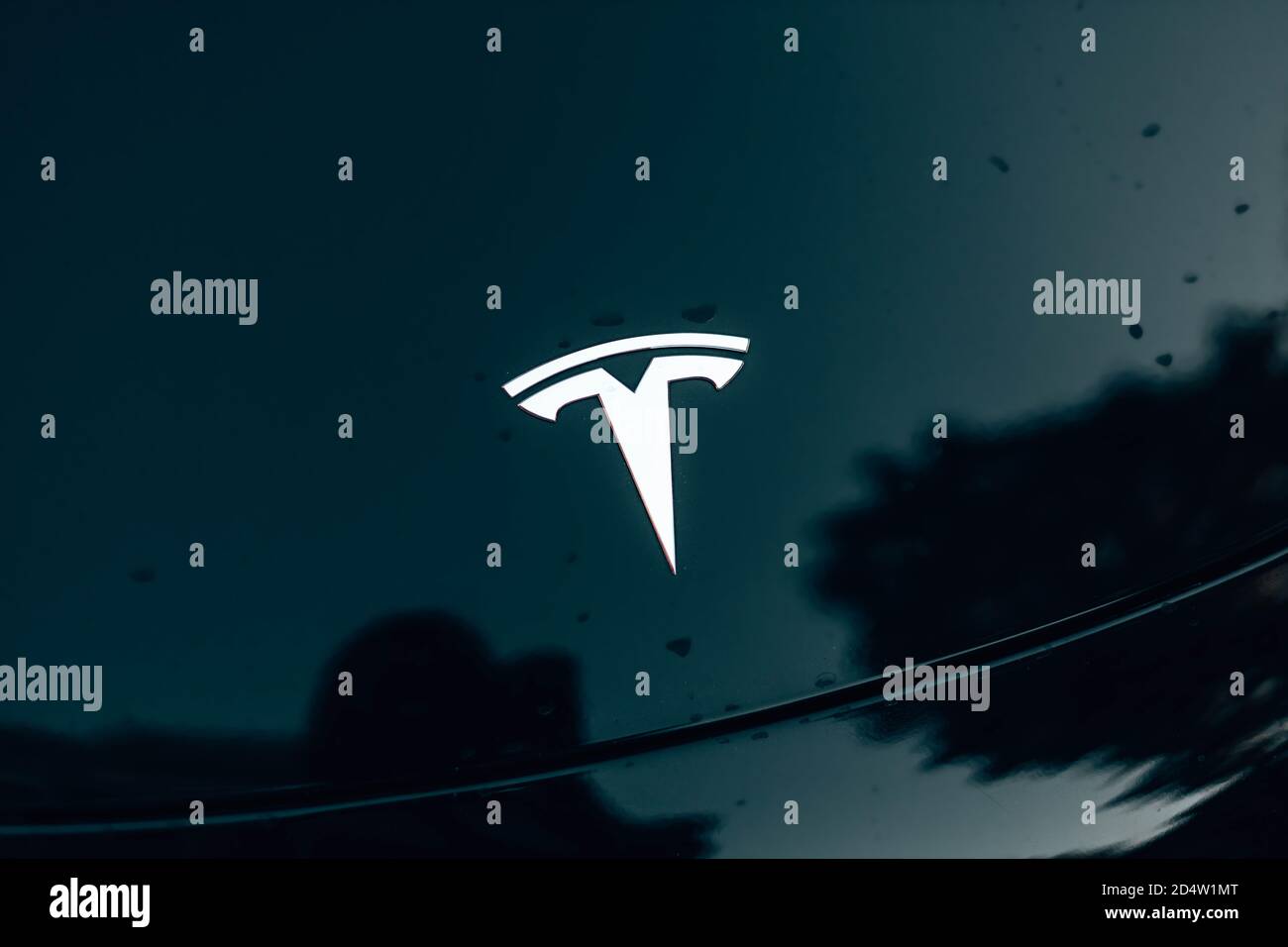 Tesla motors logo hi-res stock photography and images - Alamy