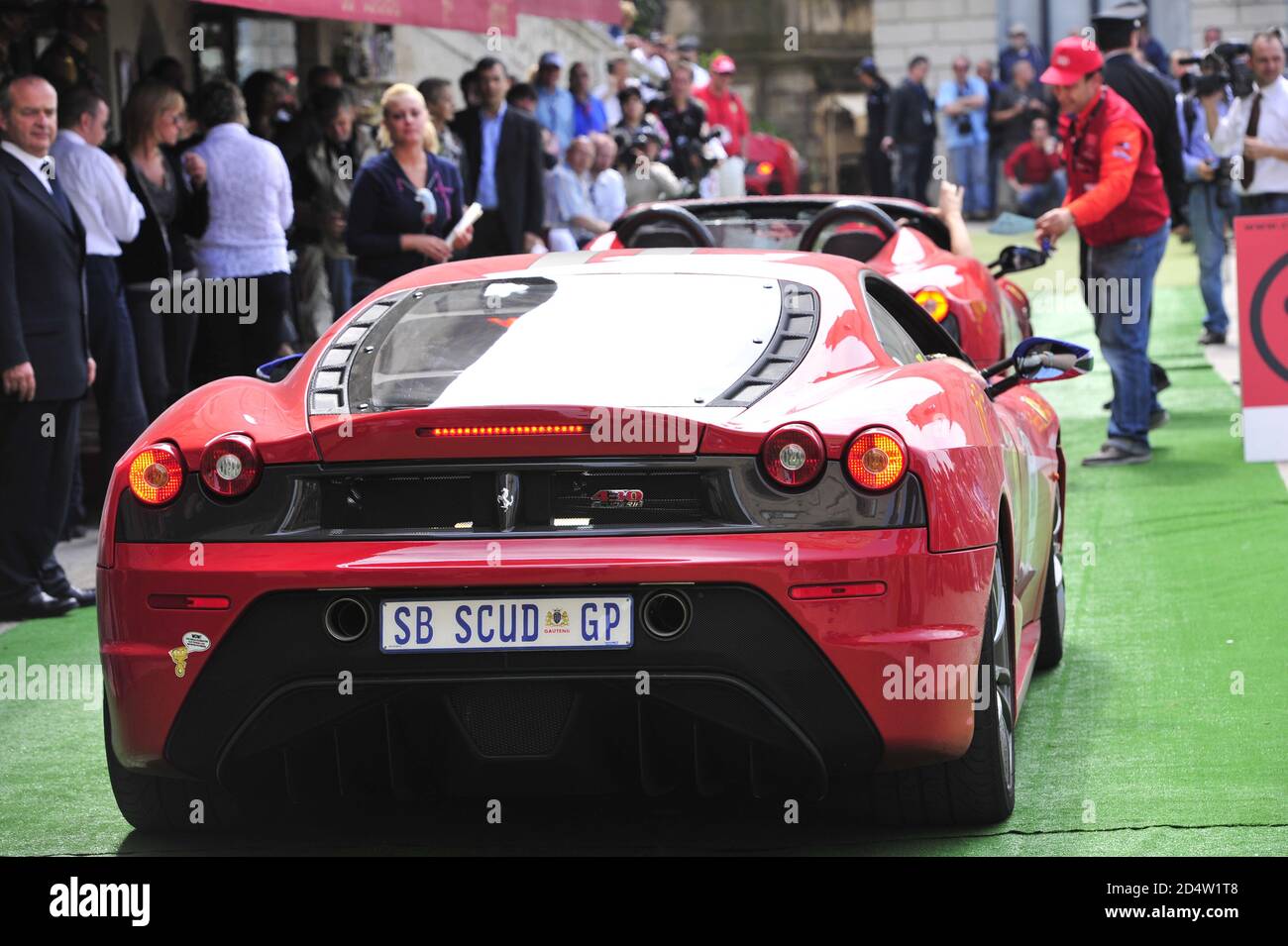 san marino, italy, 13 may 2011, a ferrari tribute to the mille miglia ...