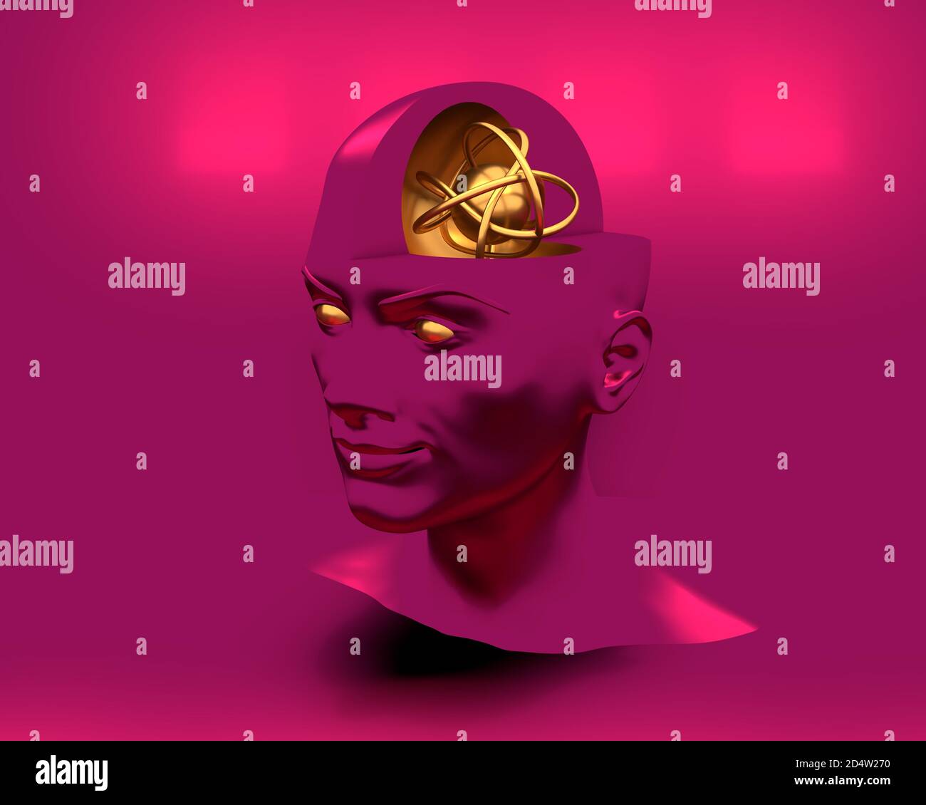 Open minded woman Stock Photo - Alamy