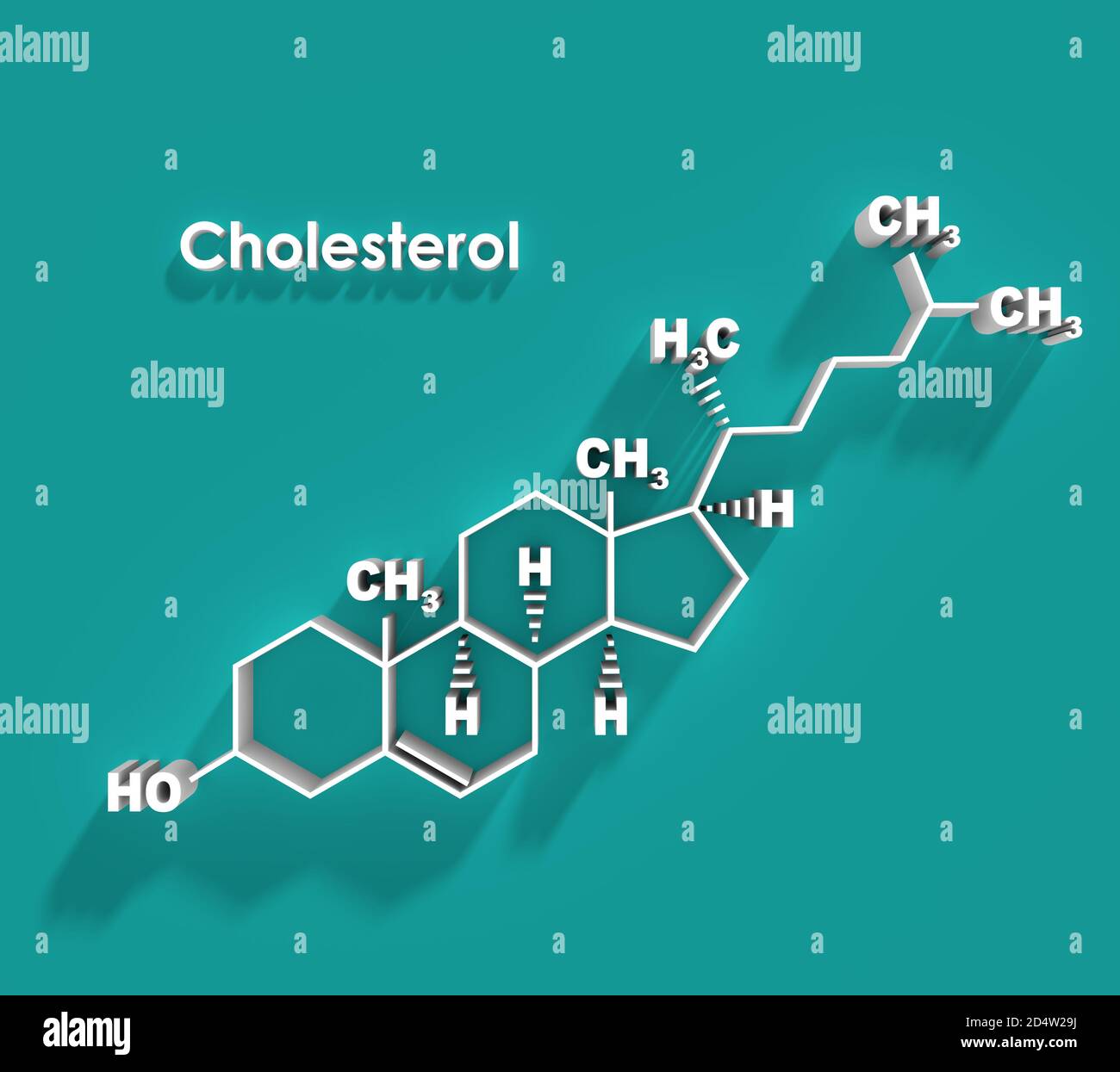 Structure Of Cholesterol Labeled