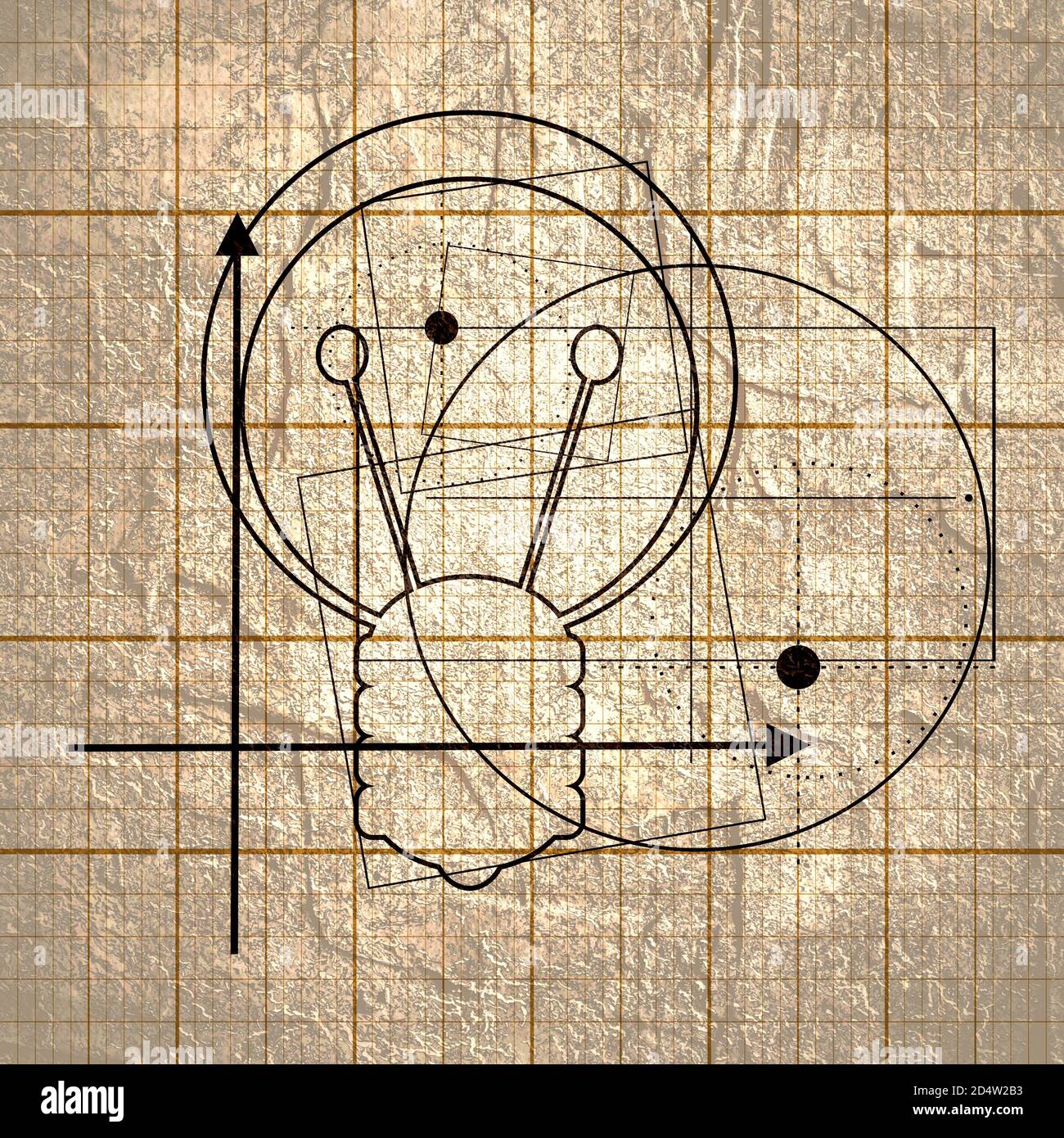 Drawn project concept Stock Photo - Alamy