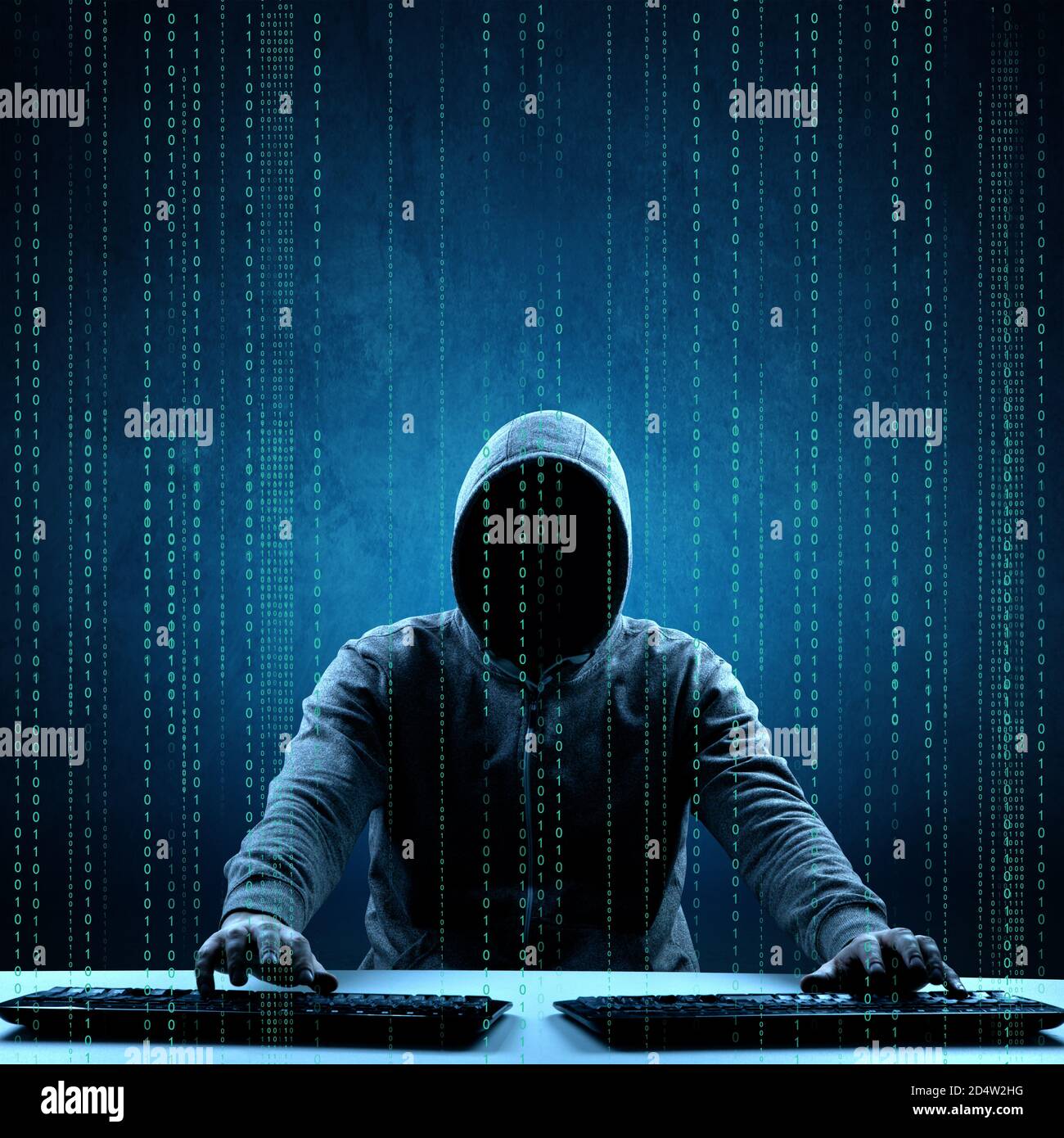 Hacker prints a code on a laptop keyboard to break into a cyberspace ...