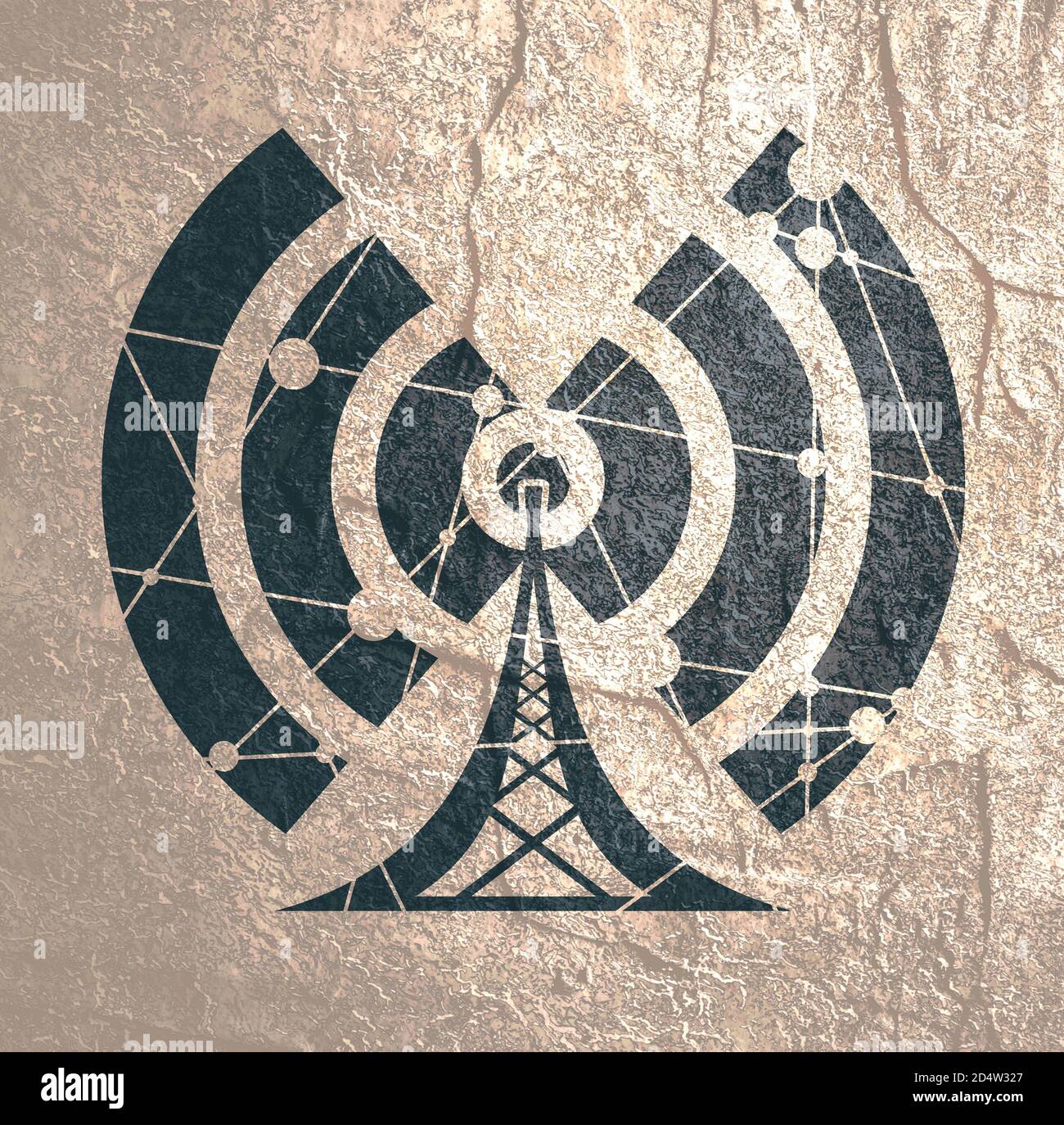 Wifi symbol triangle hi-res stock photography and images - Alamy