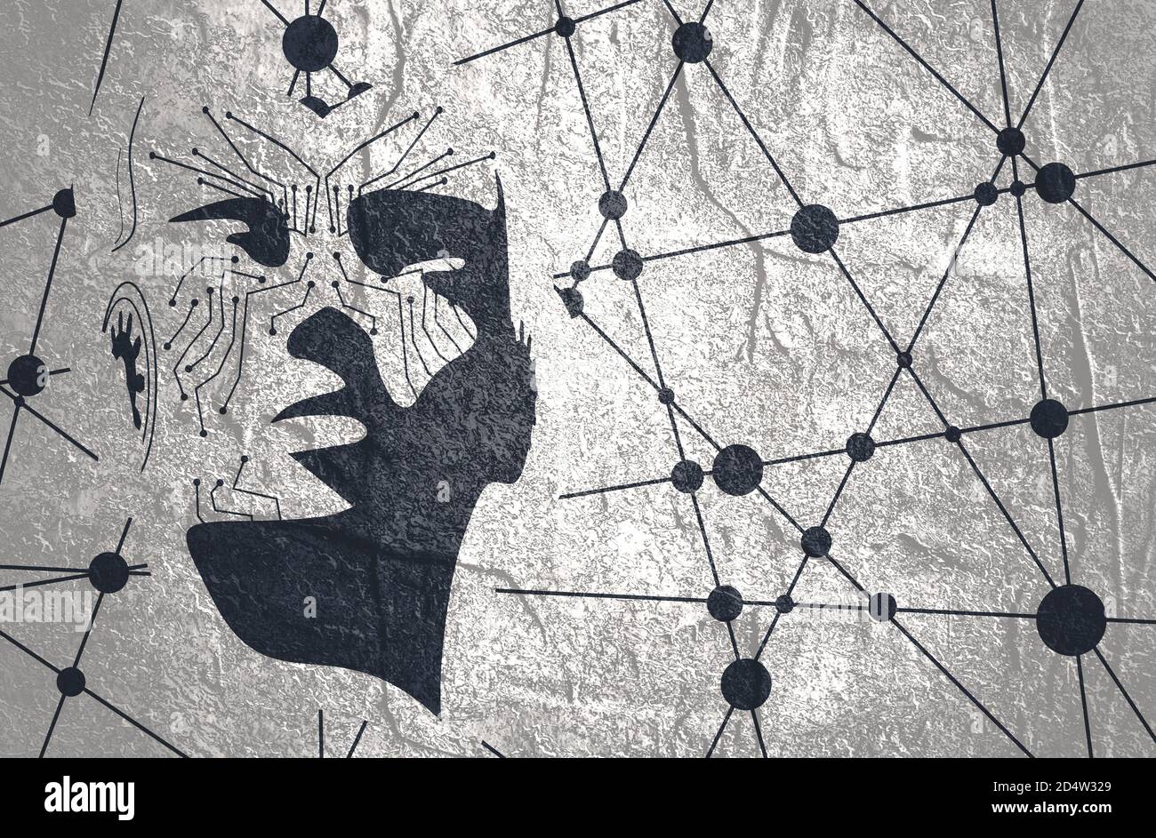 Abstract humanoid robot Stock Photo - Alamy