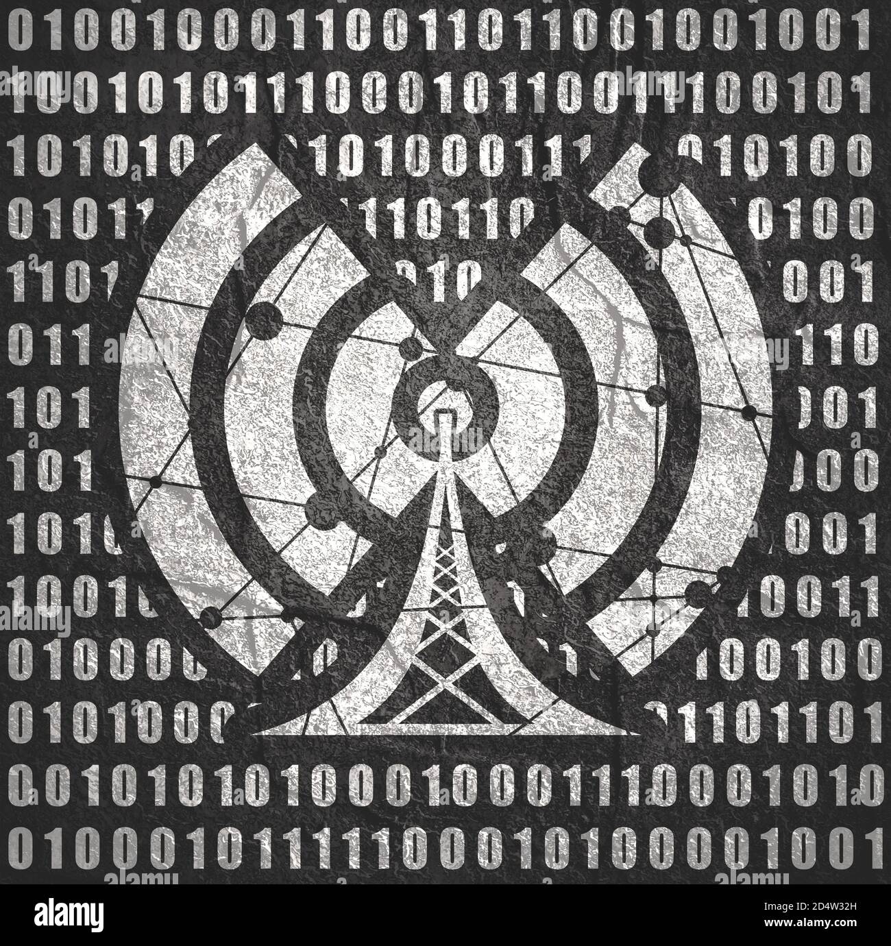 Wifi symbol triangle hi-res stock photography and images - Alamy