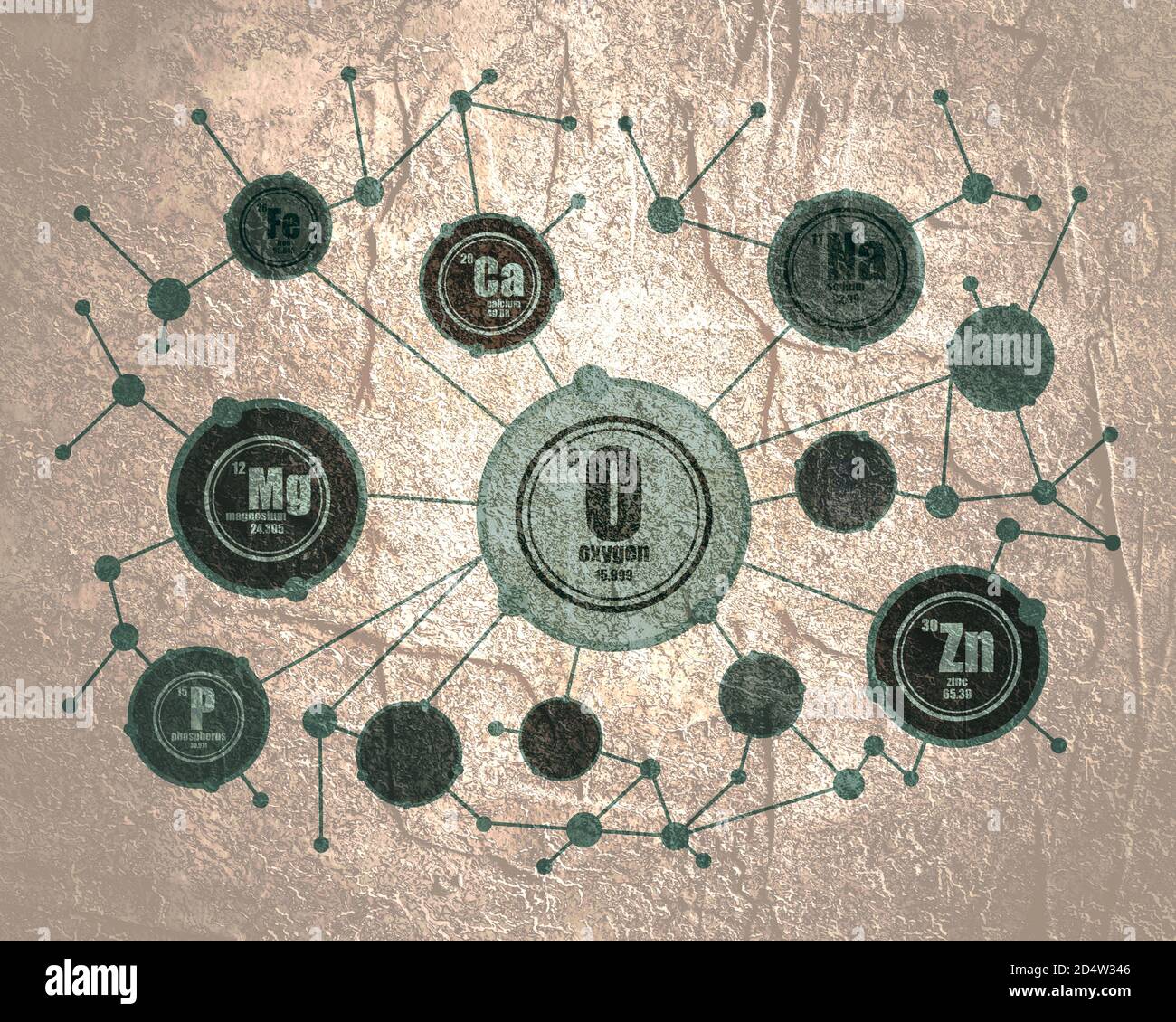 Oxygen chemical element Stock Photo - Alamy