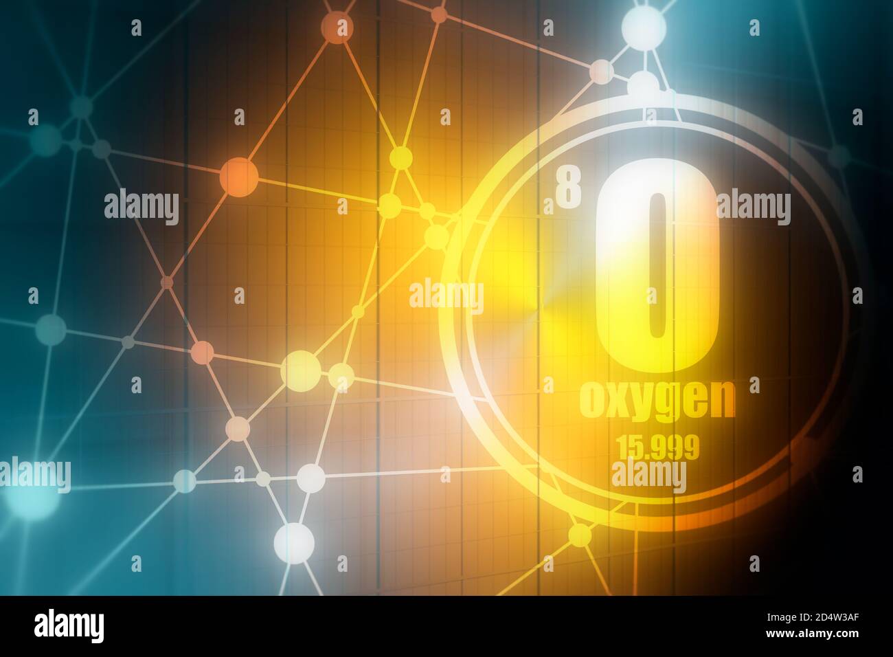 Oxygen chemical element Stock Photo - Alamy