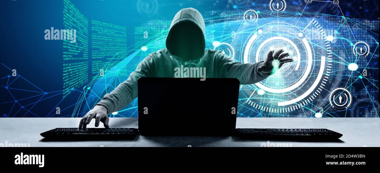 Hacker prints a code on a laptop keyboard to break into a cyberspace ...