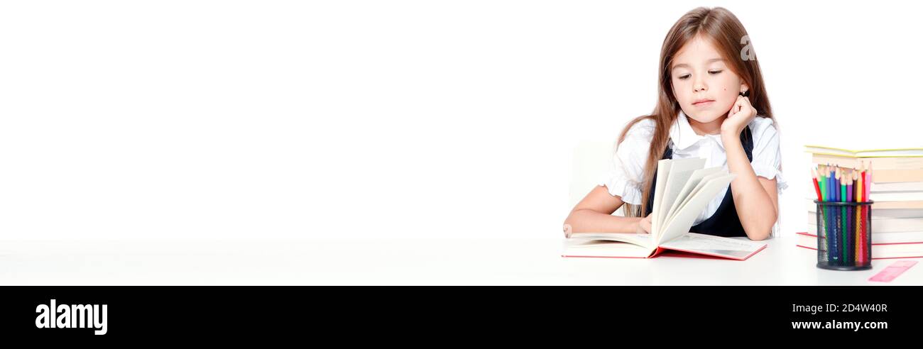 Back to school! Concept of education, reading and learning Stock Photo ...