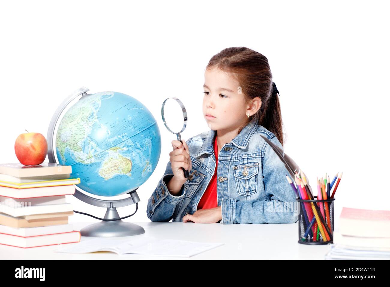 Back to school! Concept of education, reading and learning Stock Photo ...