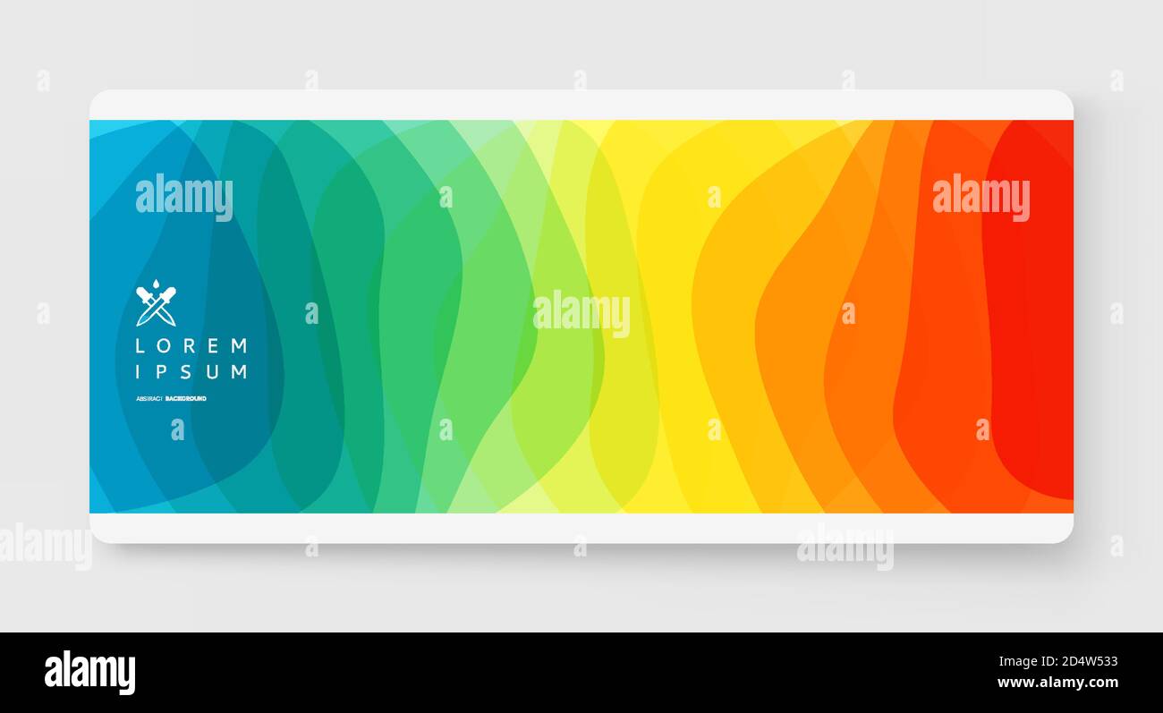 Abstract wavy background with dynamic effect. Modern screen design for ...