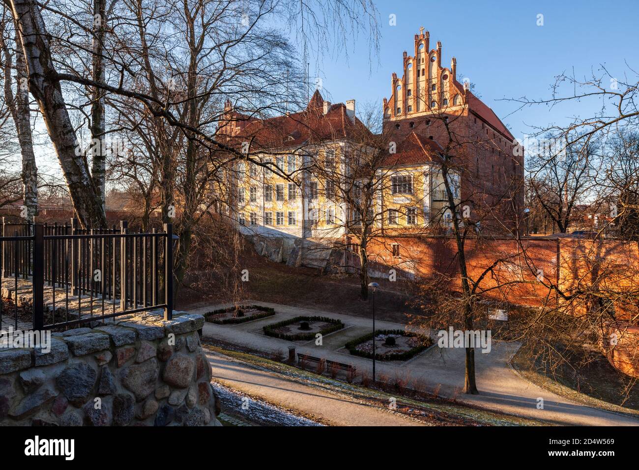 Olsztyn, gothic castle, Poland Stock Photo - Alamy