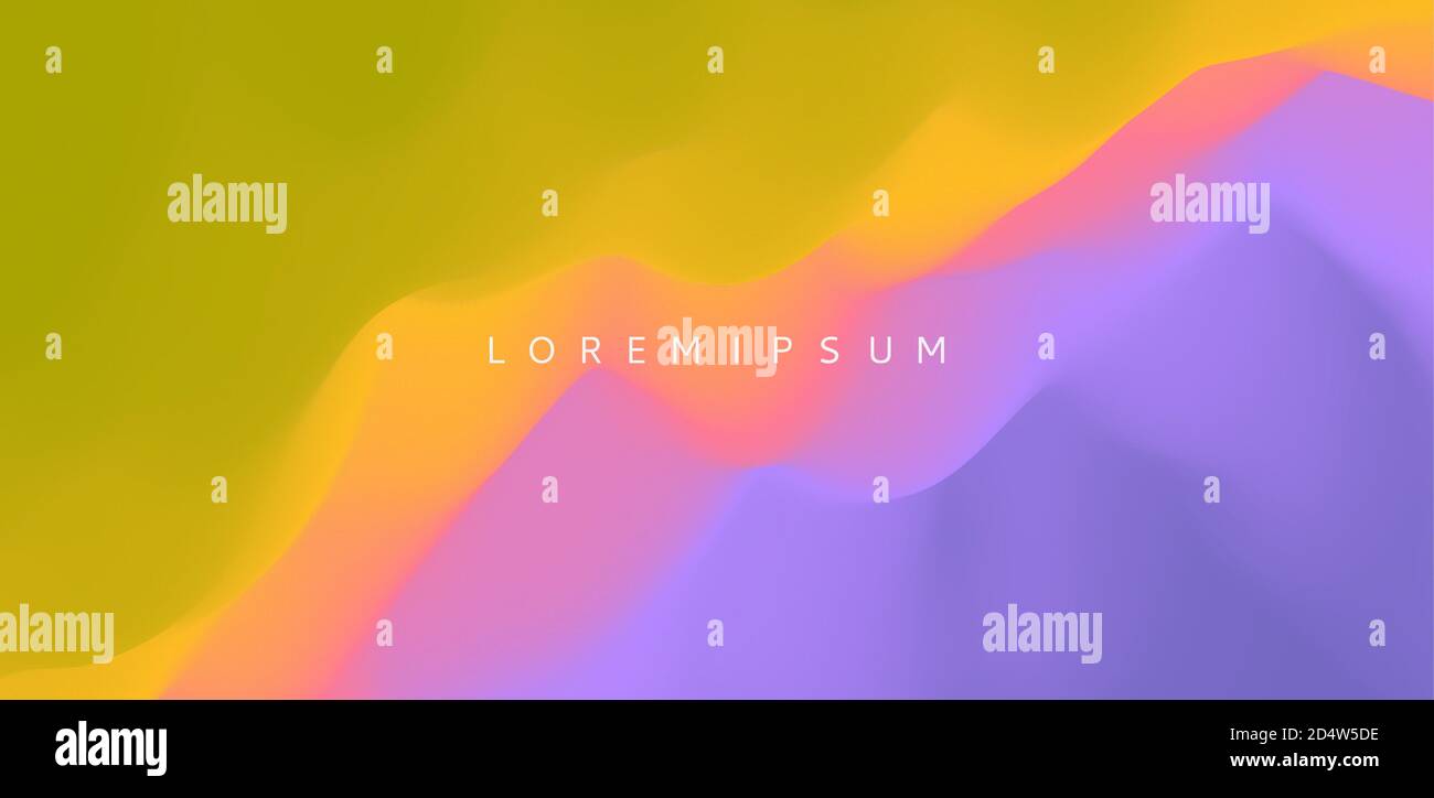 Abstract wavy background with dynamic effect. Color gradients for ...