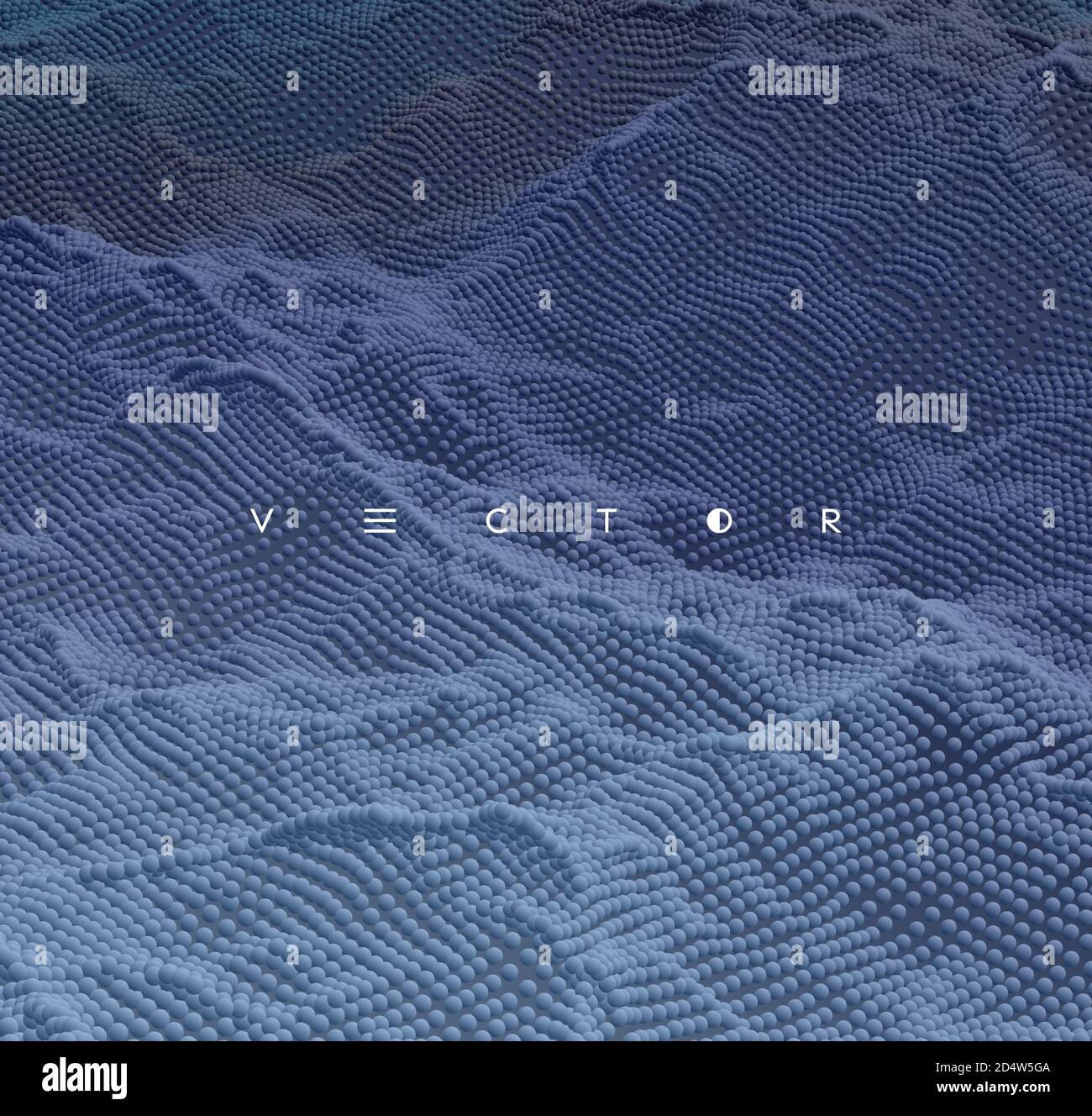 Pattern with stormy waves. Abstract background with dynamic particles ... Pattern with stormy waves. Abstract background with dynamic particles ...