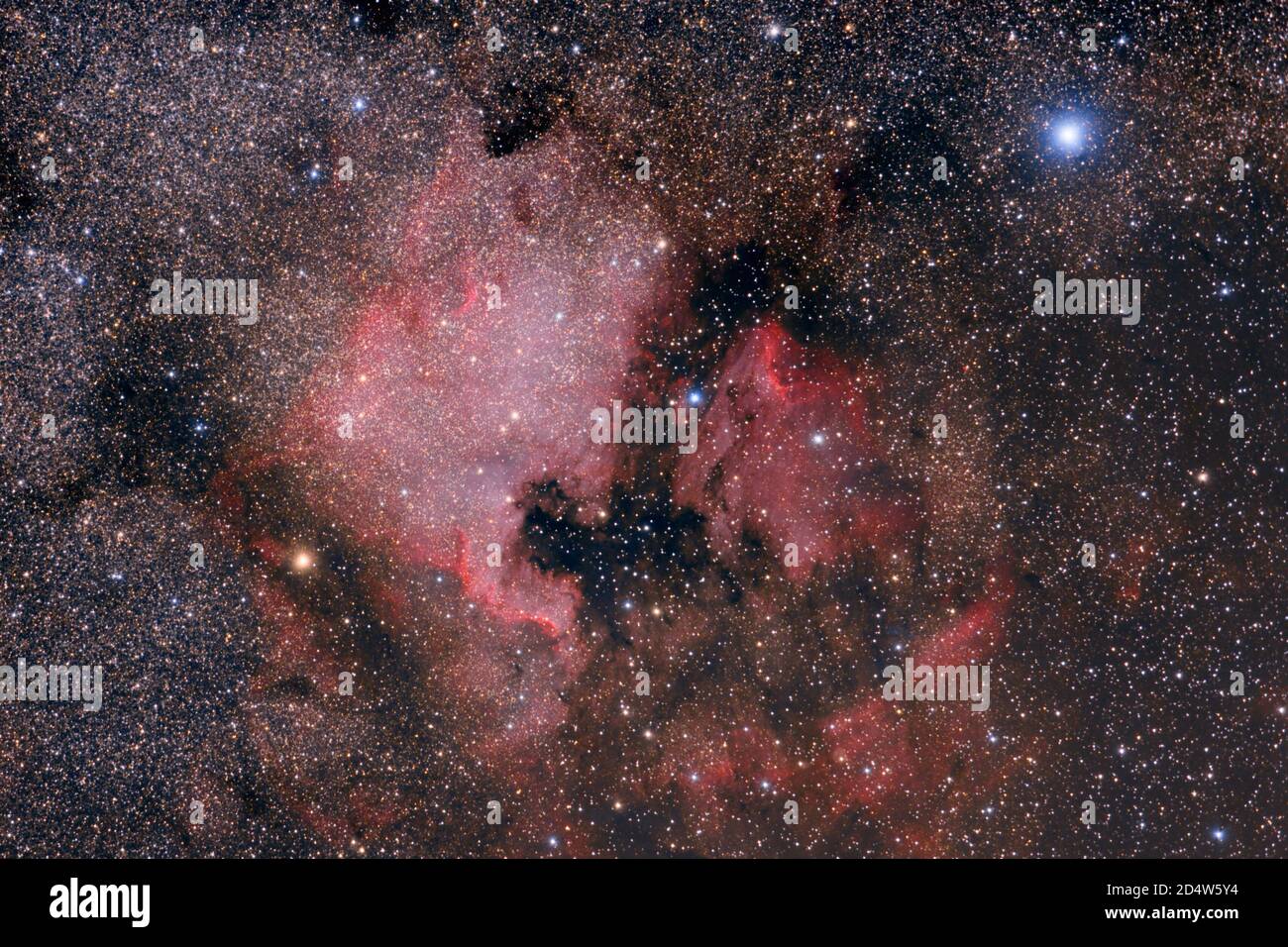 North America and Pelican Nebulae Stock Photo - Alamy