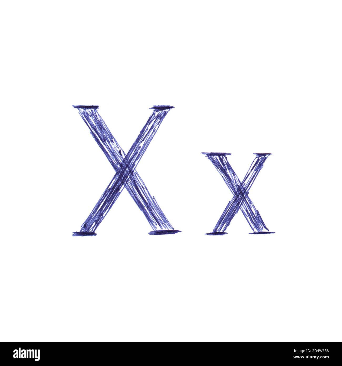 X Typography Font Letter Type High Resolution Stock Photography and ...