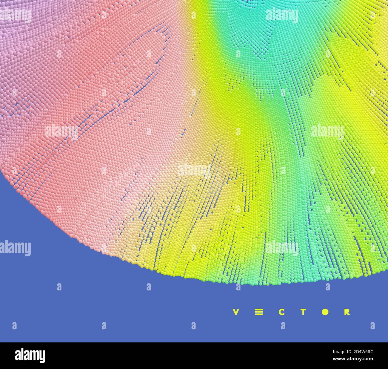 Liquid paint abstraction. Art design. Texture with dynamic particles ...