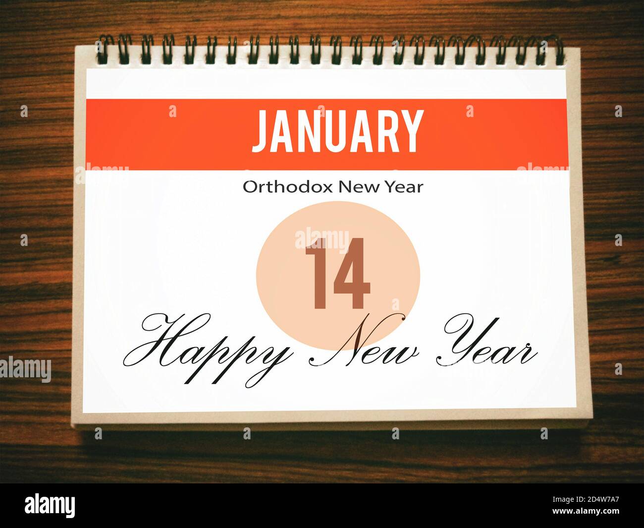 Calendar, January 14th, Orthodox New Year - Happy New Year ...