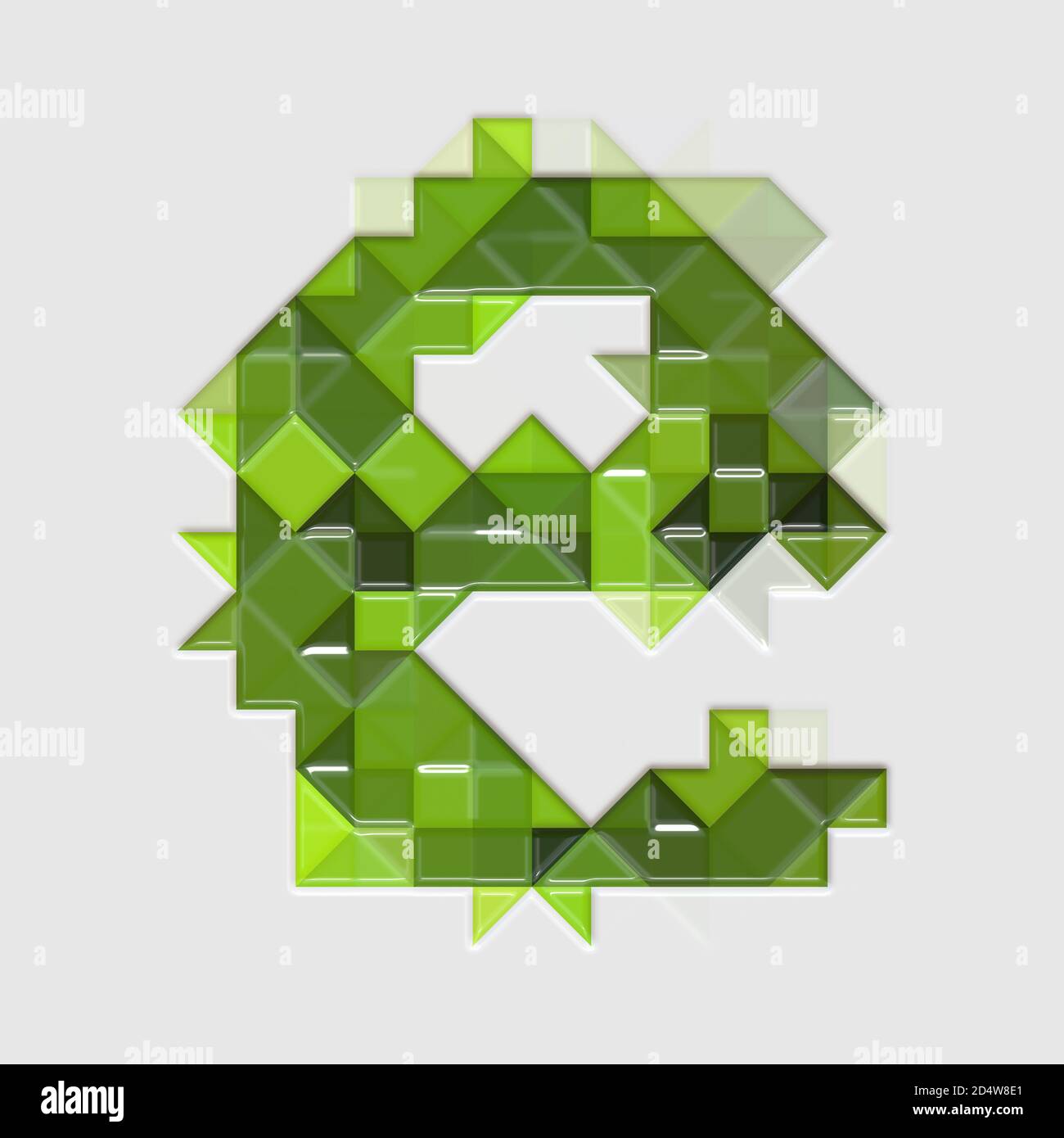 Glossy Tiles Alphabet Letters and Numbers Stock Photo - Alamy