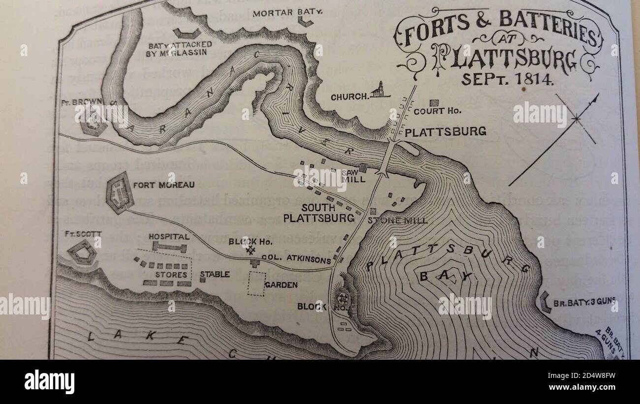 Battle of Plattsburgh Stock Photo - Alamy