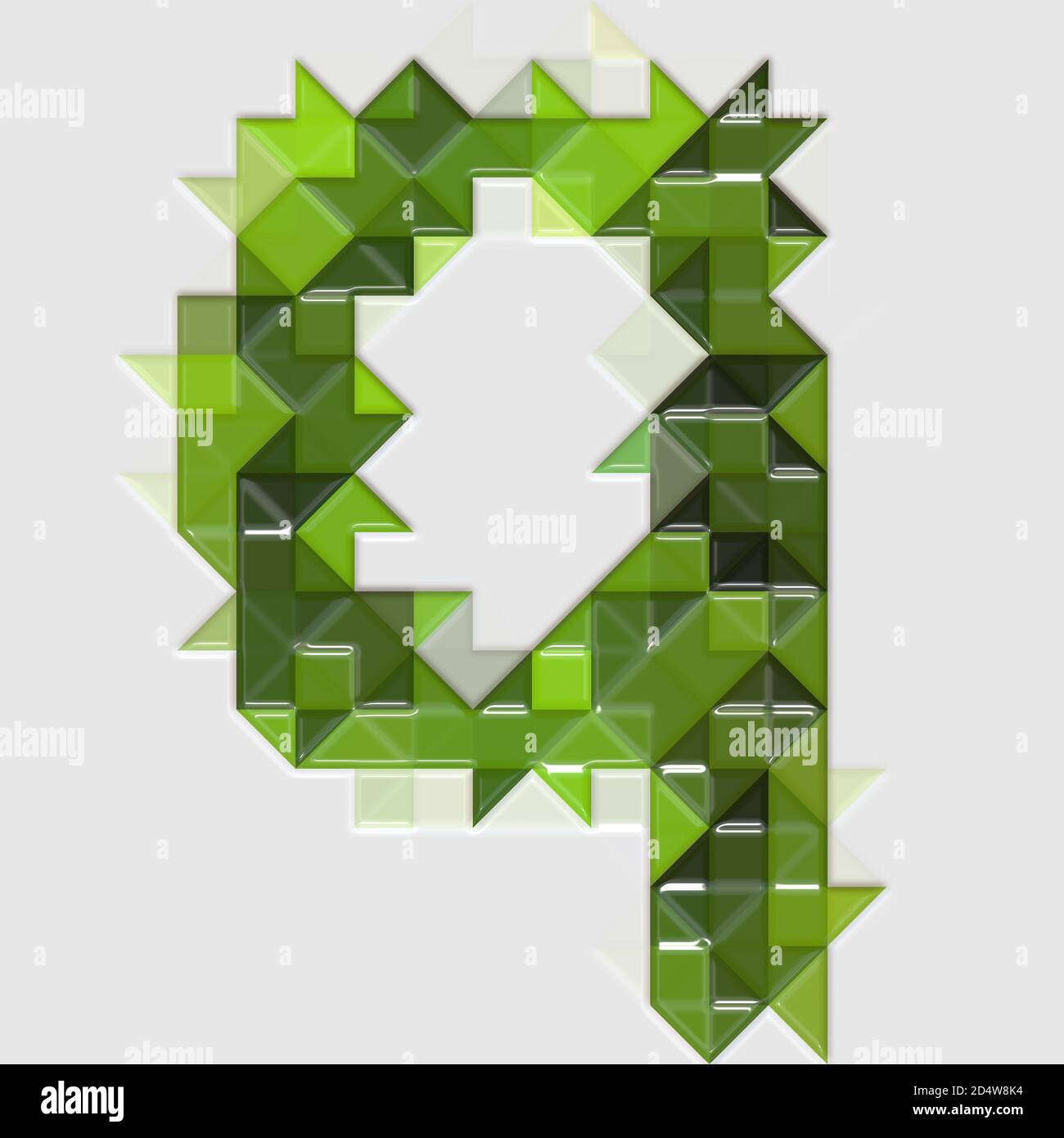 Glossy Tiles Alphabet Letters and Numbers Stock Photo - Alamy