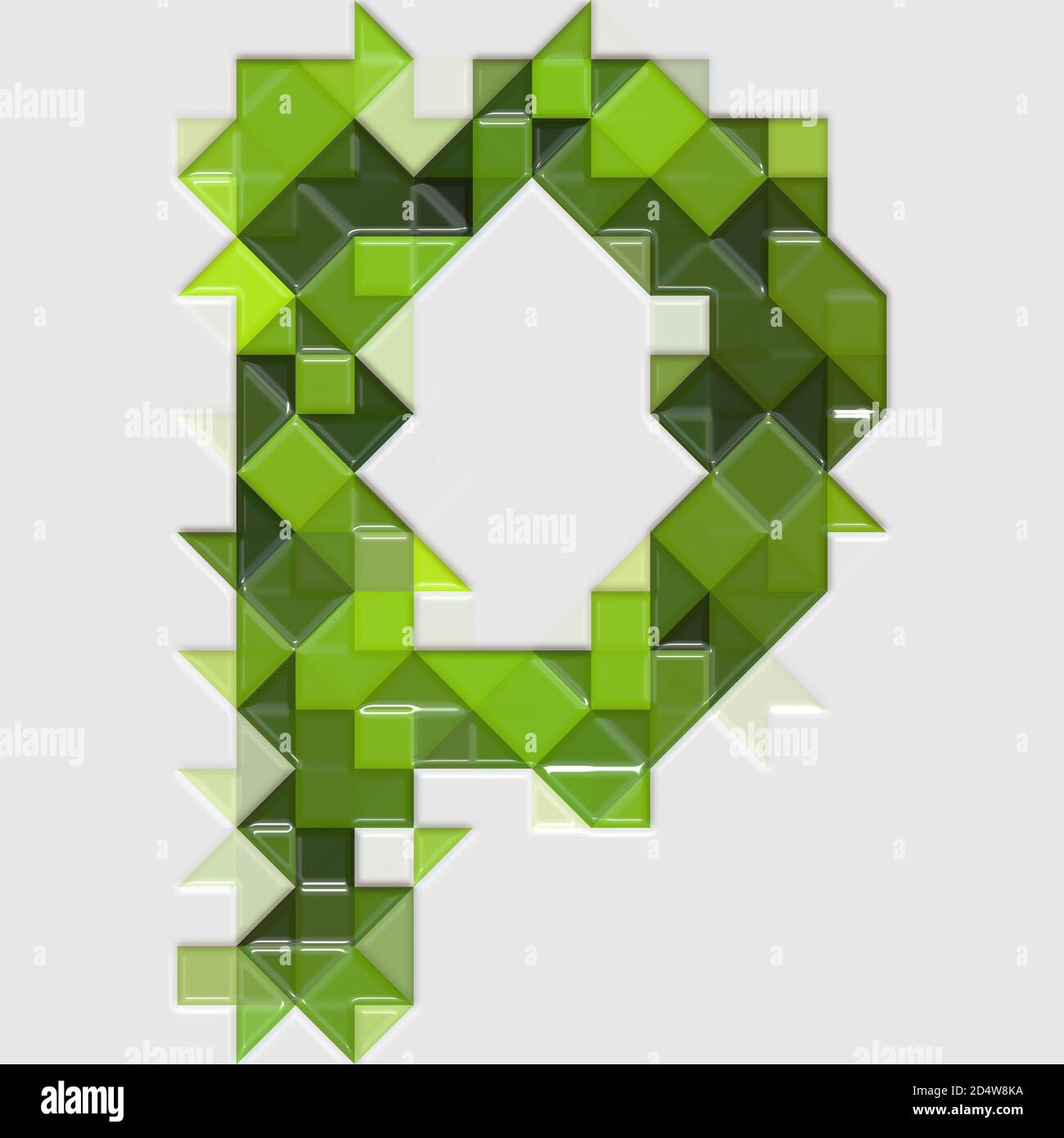 Glossy Tiles Alphabet Letters and Numbers Stock Photo - Alamy