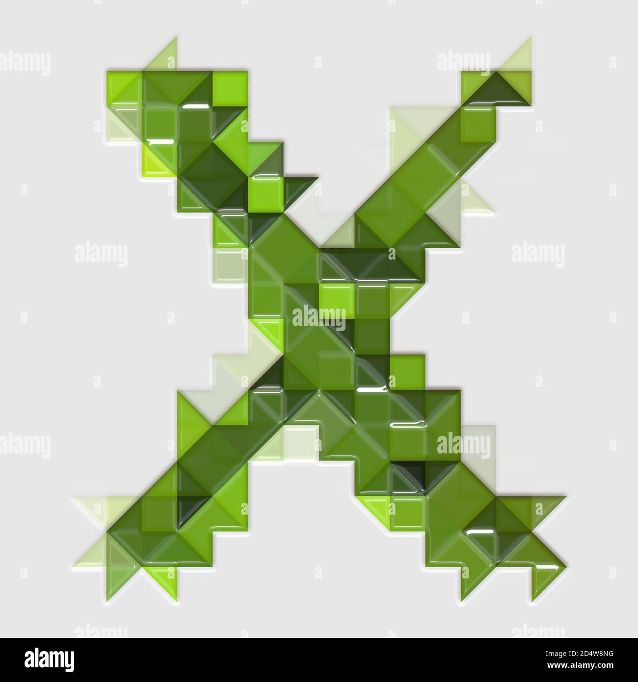 Glossy Tiles Alphabet Letters and Numbers Stock Photo - Alamy