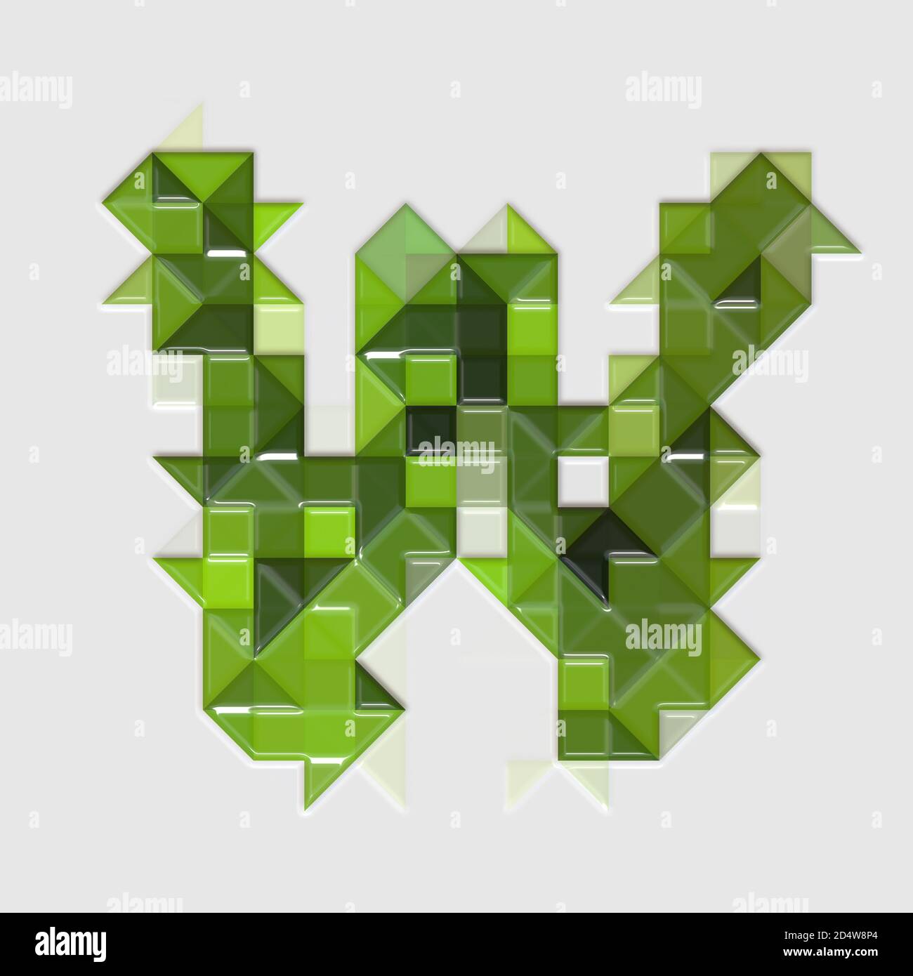 Glossy Tiles Alphabet Letters and Numbers Stock Photo - Alamy