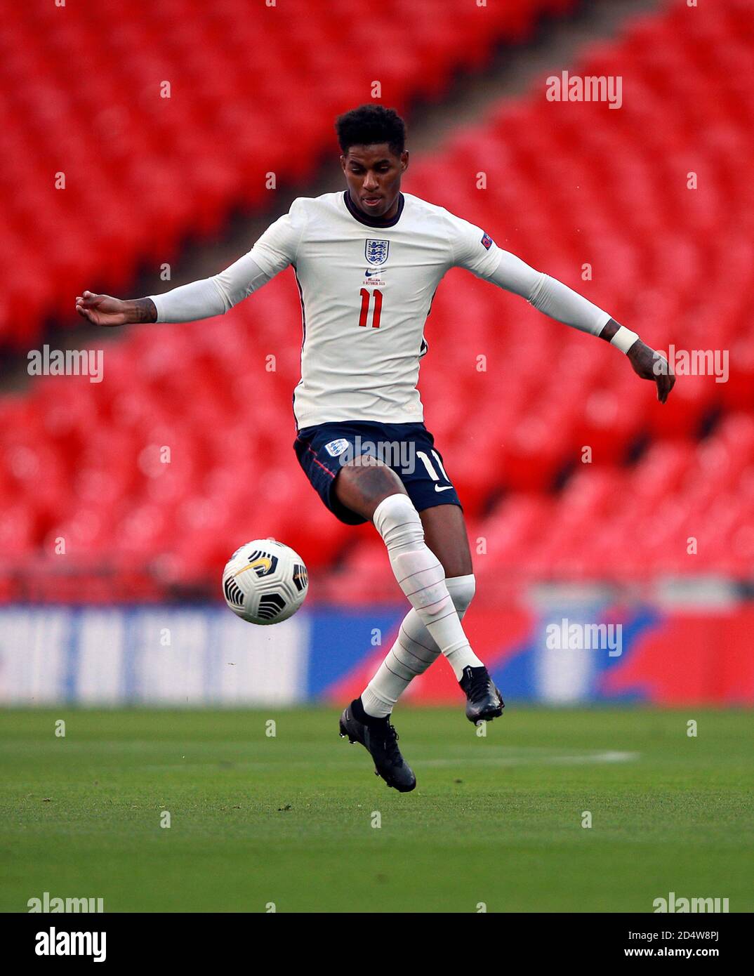 England’s Marcus Rashford during the UEFA Nations League Group 2 ...