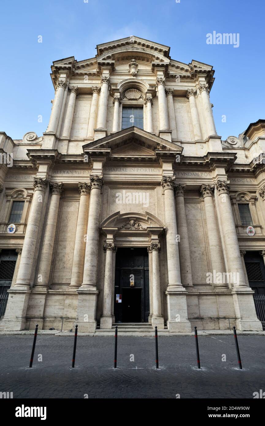 Santa maria in portico in campitelli front hi-res stock photography and ...