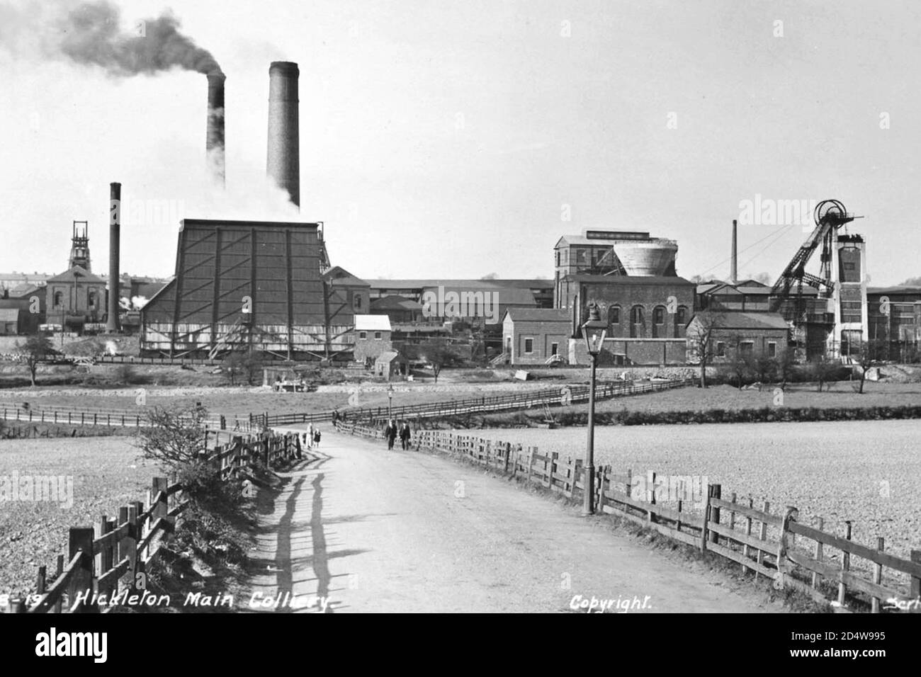 Hickleton main colliery doncaster Stock Photo - Alamy
