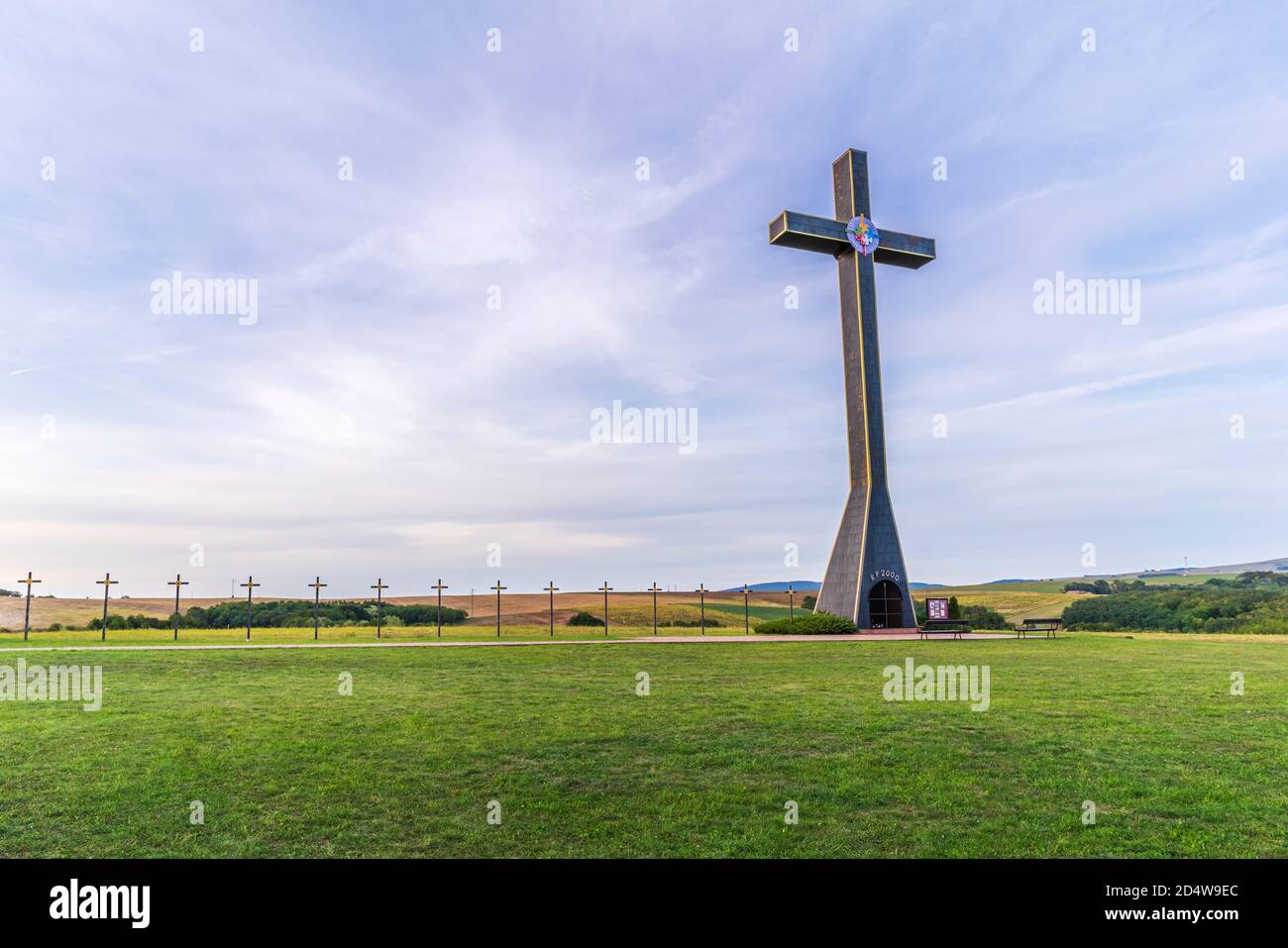 Millennium Cross Near Senice, between the villages of Rybky and Oreská ...