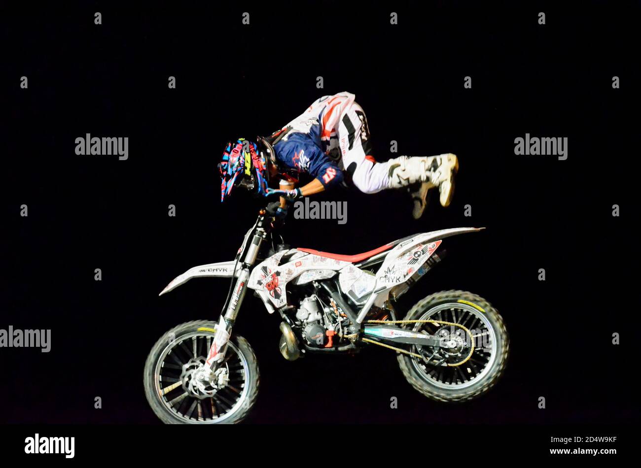 Motorbike Freestyle Show Stock Photo - Alamy