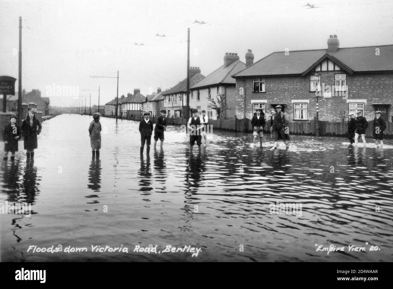 Rain and floods Black and White Stock Photos & Images - Alamy