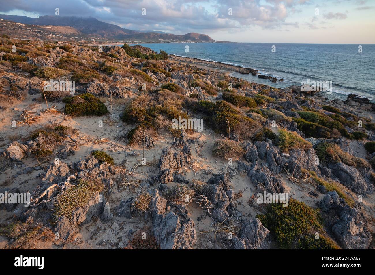 Beautiful falasarna beach view hi-res stock photography and images - Alamy