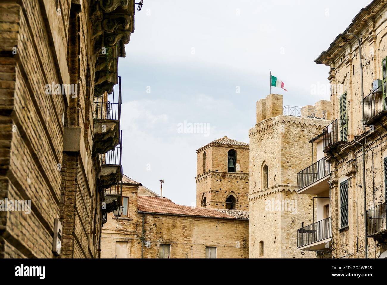 Panorama of the medieval city of Lanciano in Abruzzo Italy Stock Photo ...