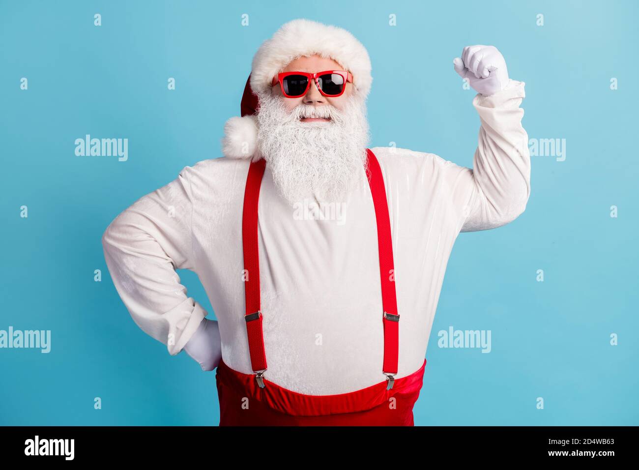 Santa with muscles hi-res stock photography and images - Alamy