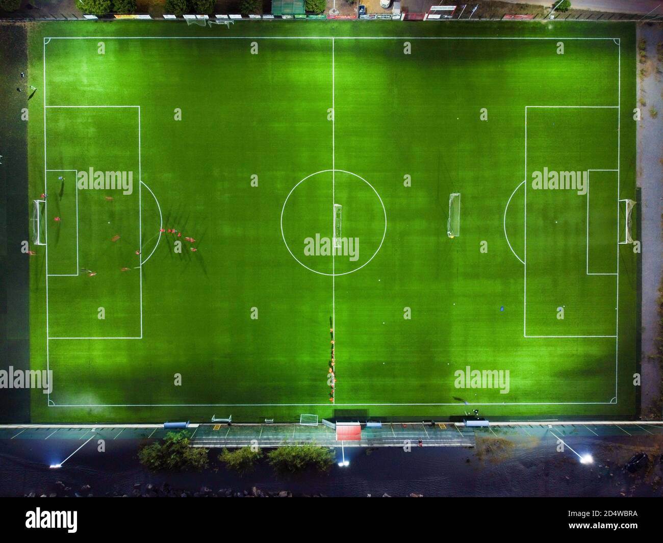 Aerial view football field hi-res stock photography and images - Alamy