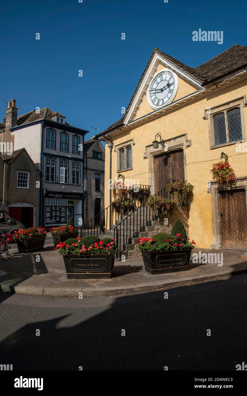 Tetbury, Gloucestershire, England, UK. The Grade 1 historic Market ...
