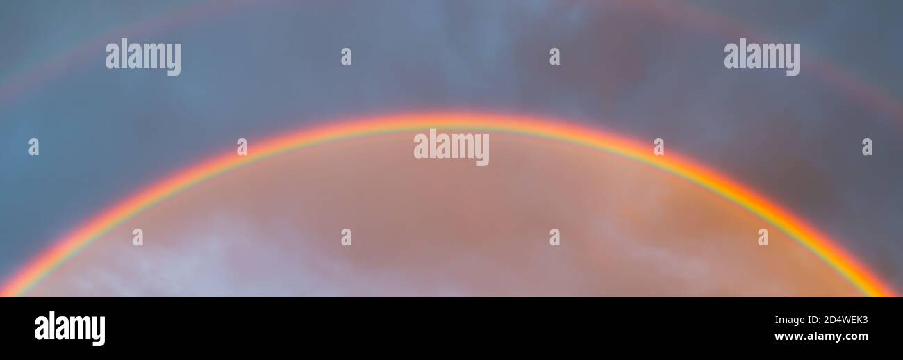 Bright sky rainbow hi-res stock photography and images - Alamy