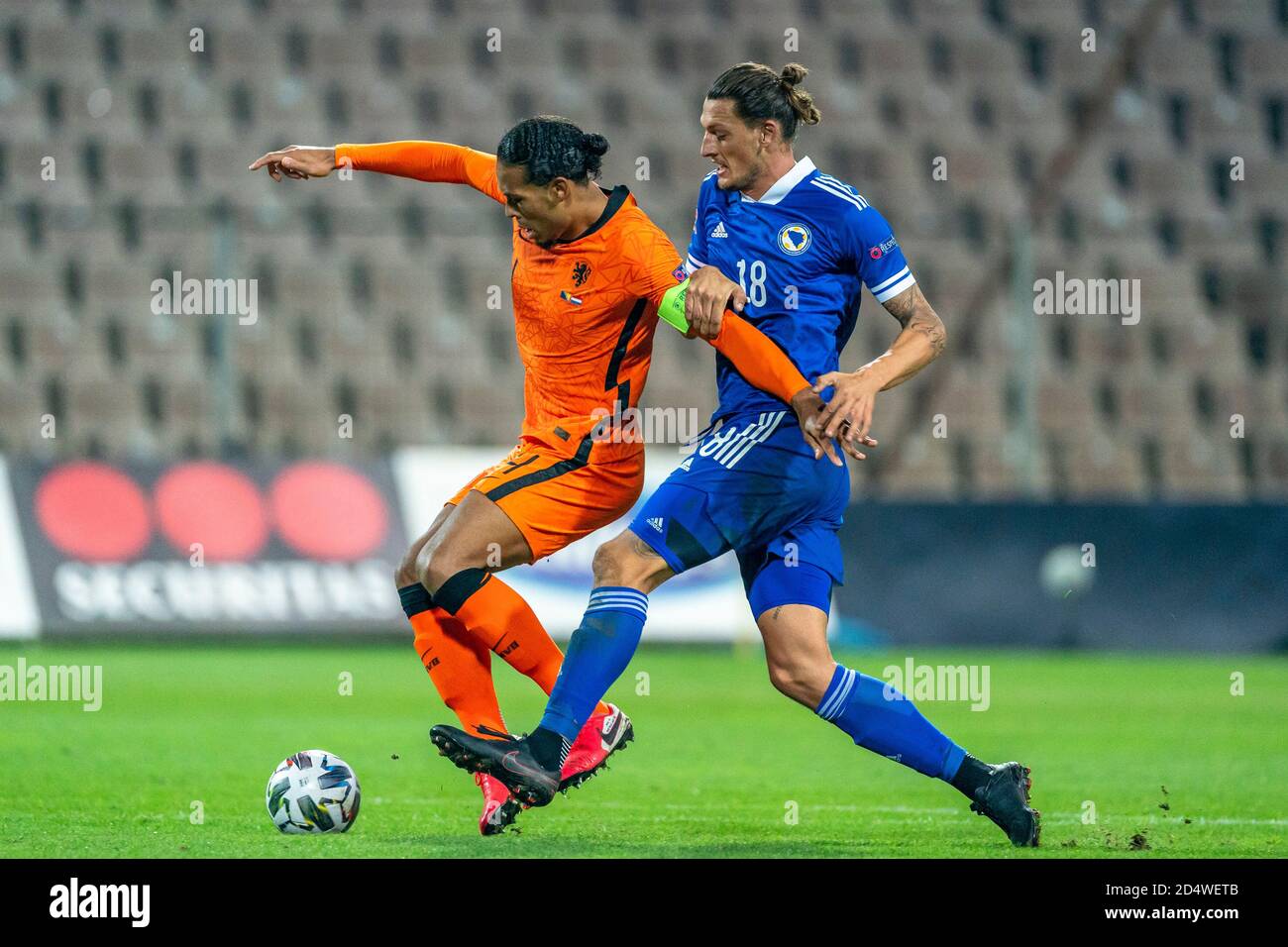 ZENICA, Bosnie en Herzegovina, 11-10-2020, football, UEFA Nations ...