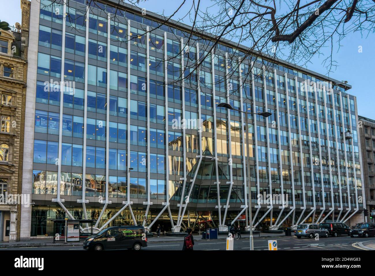 Fleet Place House at Holborn Viaduct, London, UK, with entrance to City ...