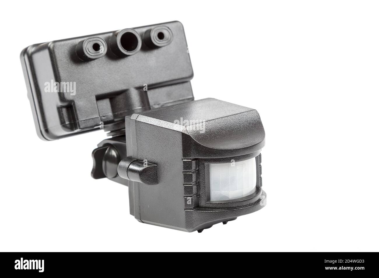 Motion sensor isolated on white background Stock Photo - Alamy