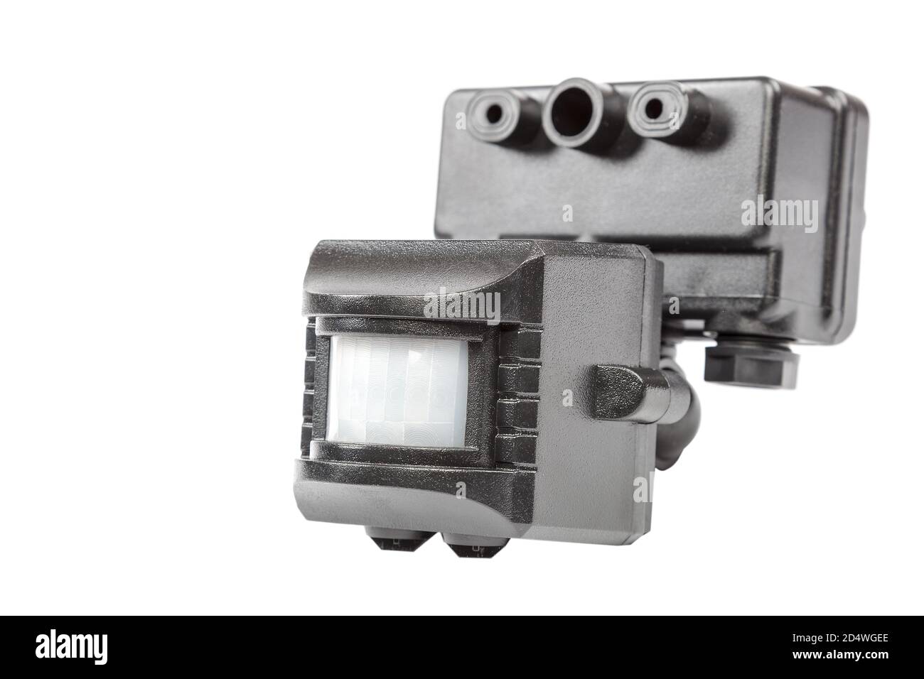 Motion sensor isolated on white background Stock Photo - Alamy