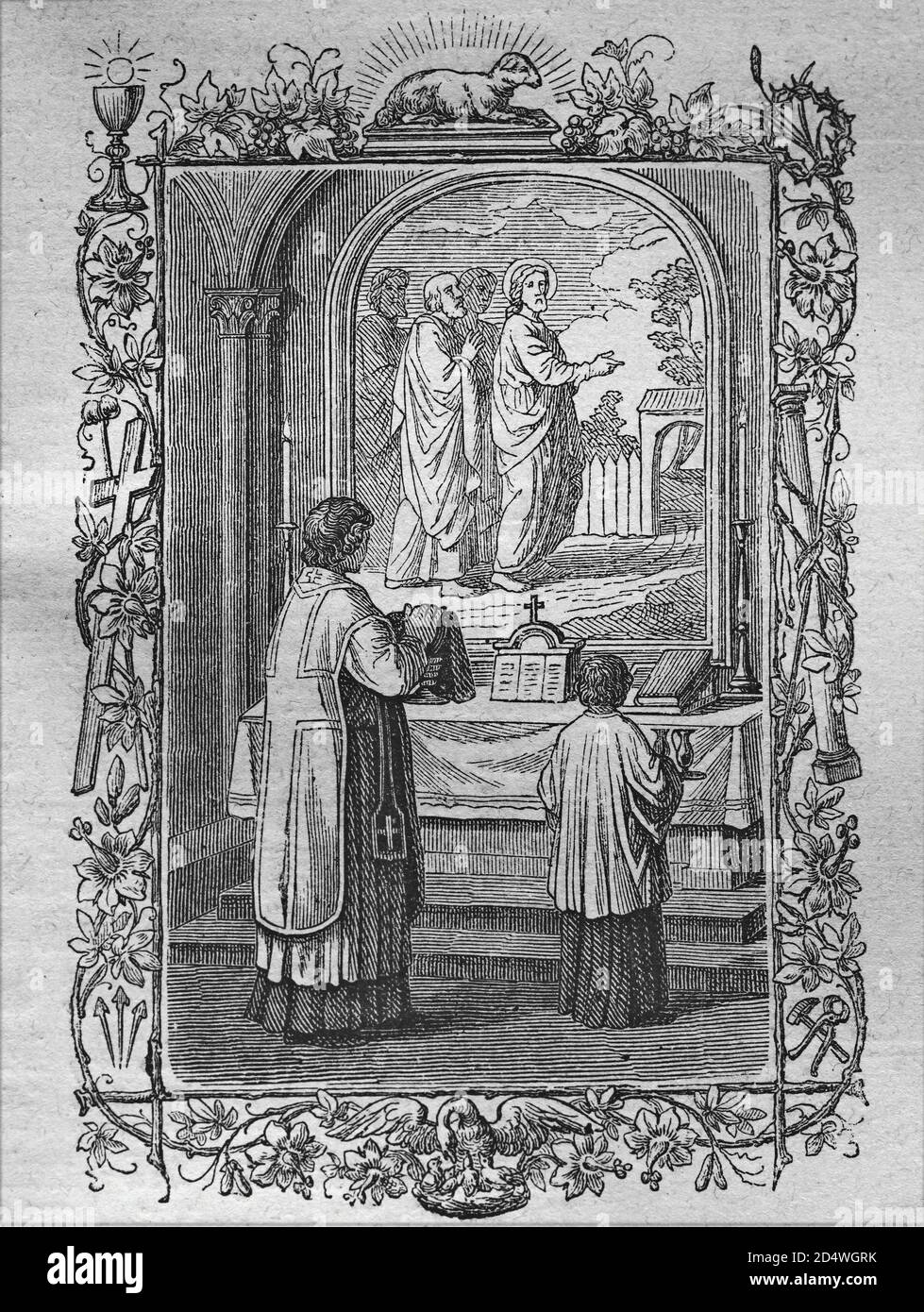 The beginning of the mass hi-res stock photography and images - Alamy