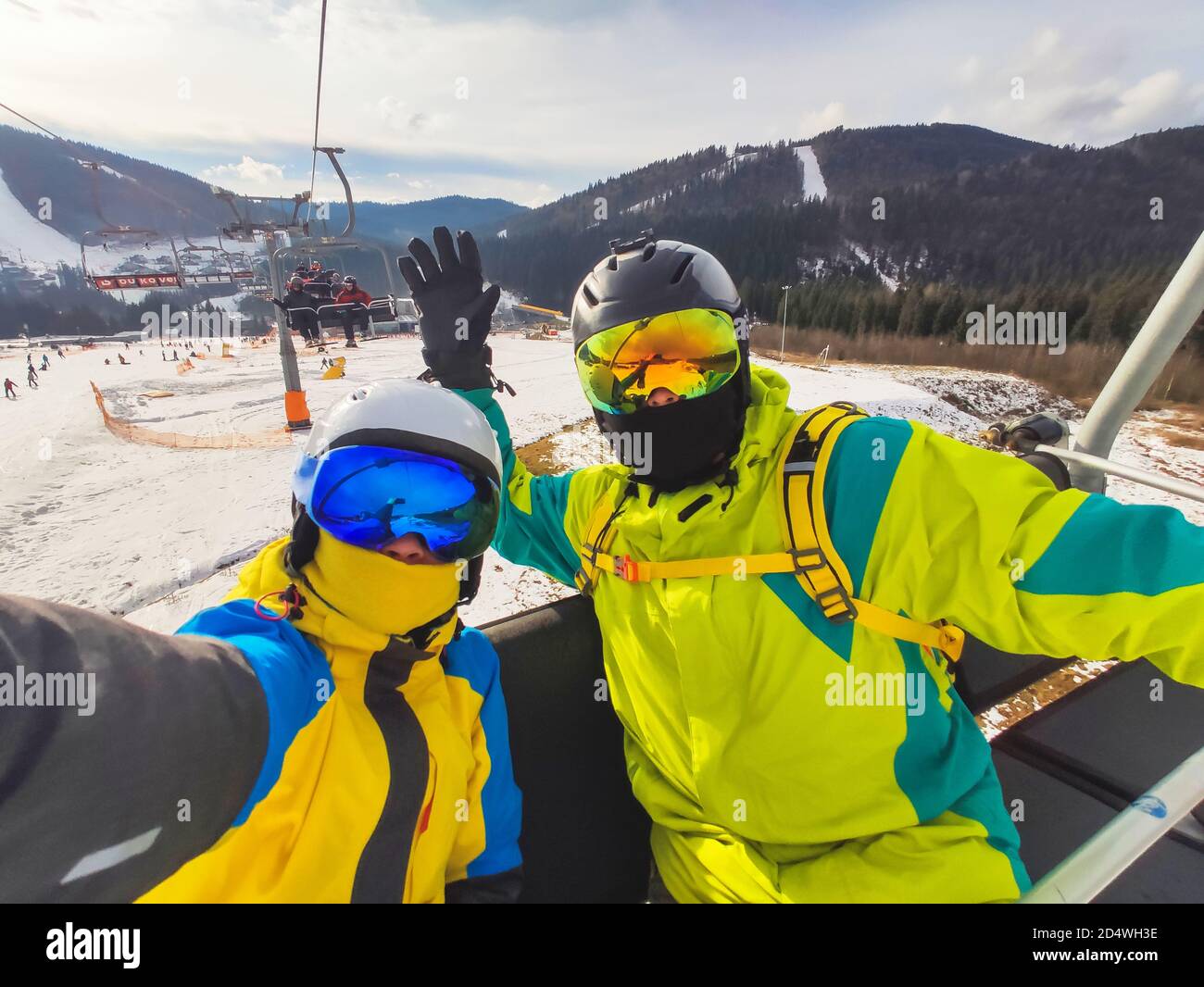 Holiday selfie goggles hi-res stock photography and images - Alamy
