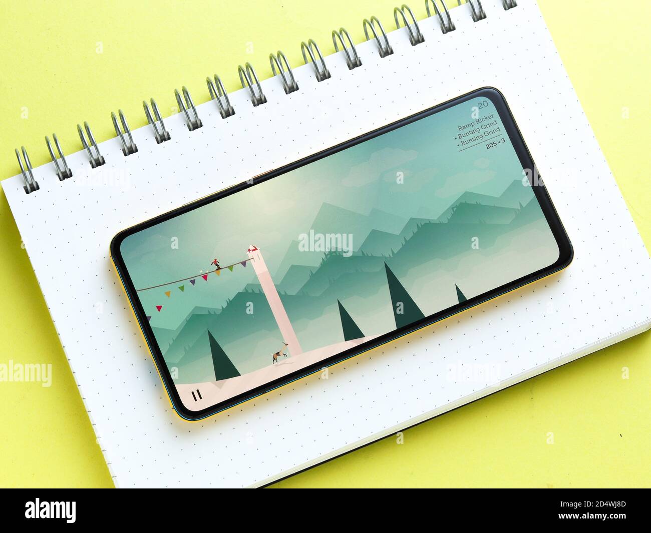 Assam, india - October 11, 2020 : Alto's adventure logo on phone screen ...